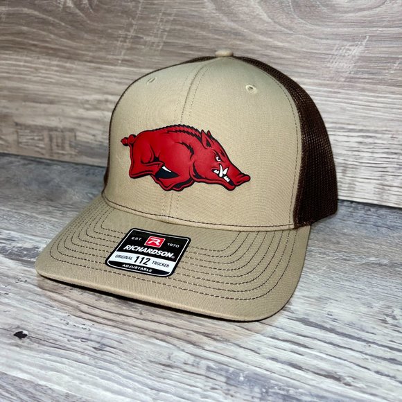 Nike | Accessories | Arkansas Razorbacks 3d Snapback Trucker Hat Khaki ...